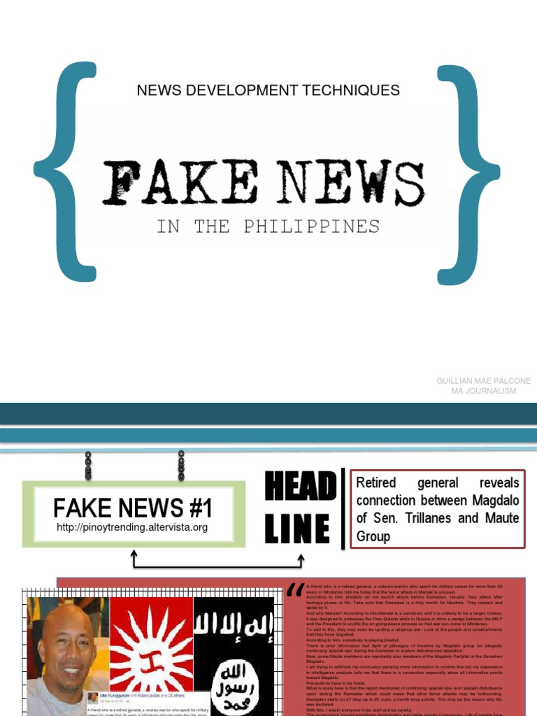 Fake News Examples in the Philippines | PDF | Rodrigo Duterte | Philippines