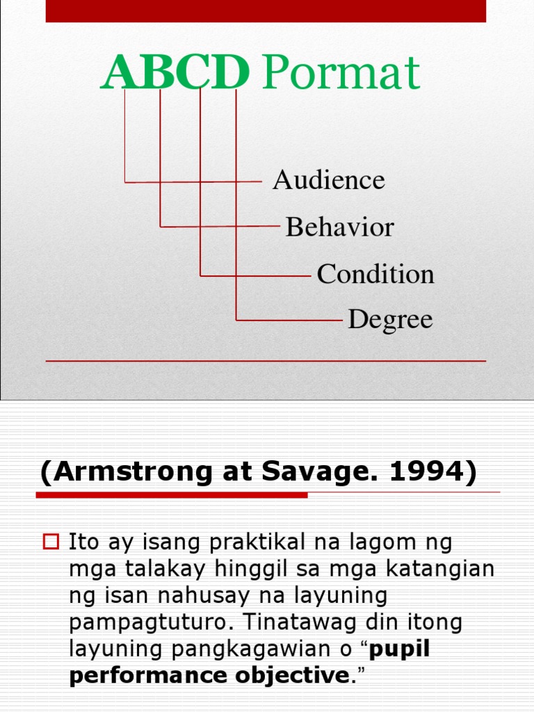 ABCD Pormat | PDF