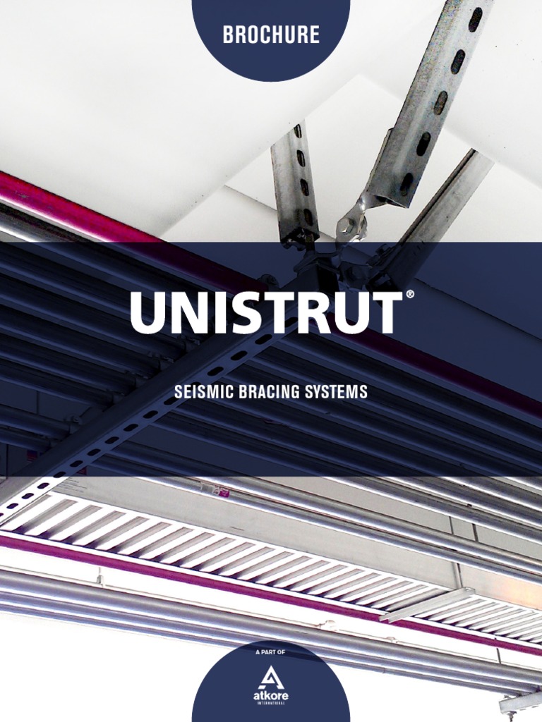Unistrut Seismic Bracing | PDF | Duct (Flow) | Pipe (Fluid Conveyance)