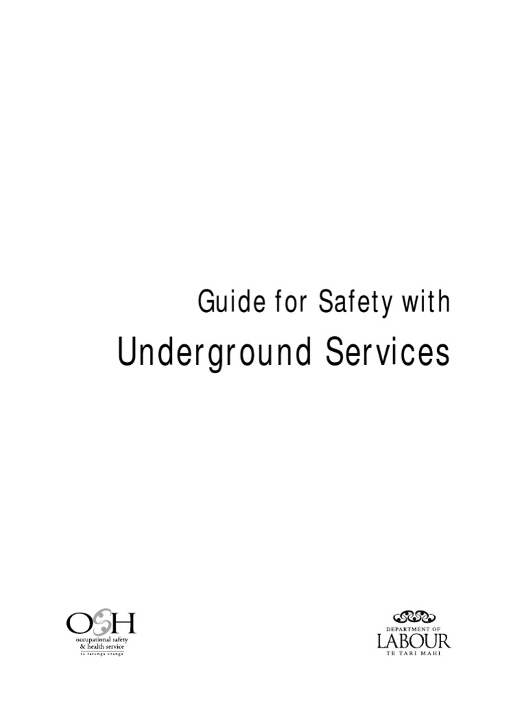 Guide For Safety With Underground Services PDF | PDF | Pipeline ...