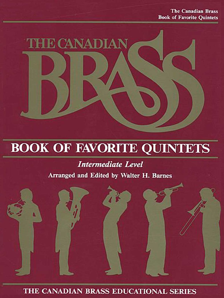 Book of Favorite Quintets Canadian Brass | PDF | Entertainment (General)