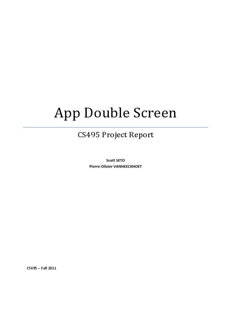 Android Project Report Final - Seto-Vanheeckhoet | PDF | Databases ...