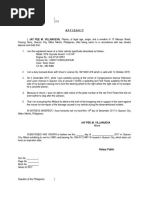 Affidavit of Self-Accident | PDF