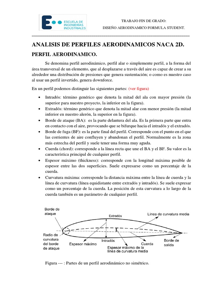 Analisis de Perfiles Aerodinamicos Naca | PDF | Superficie sustentadora ...