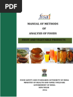 FSSAI Lab Manual | PDF