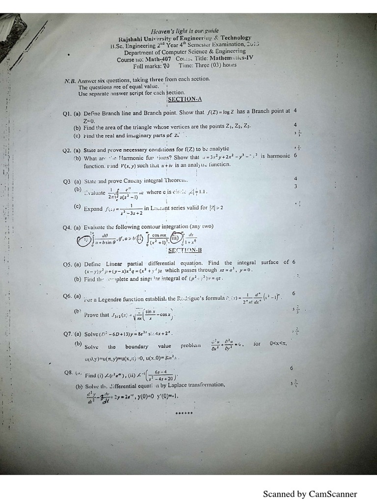 Math Ques 2213 | PDF