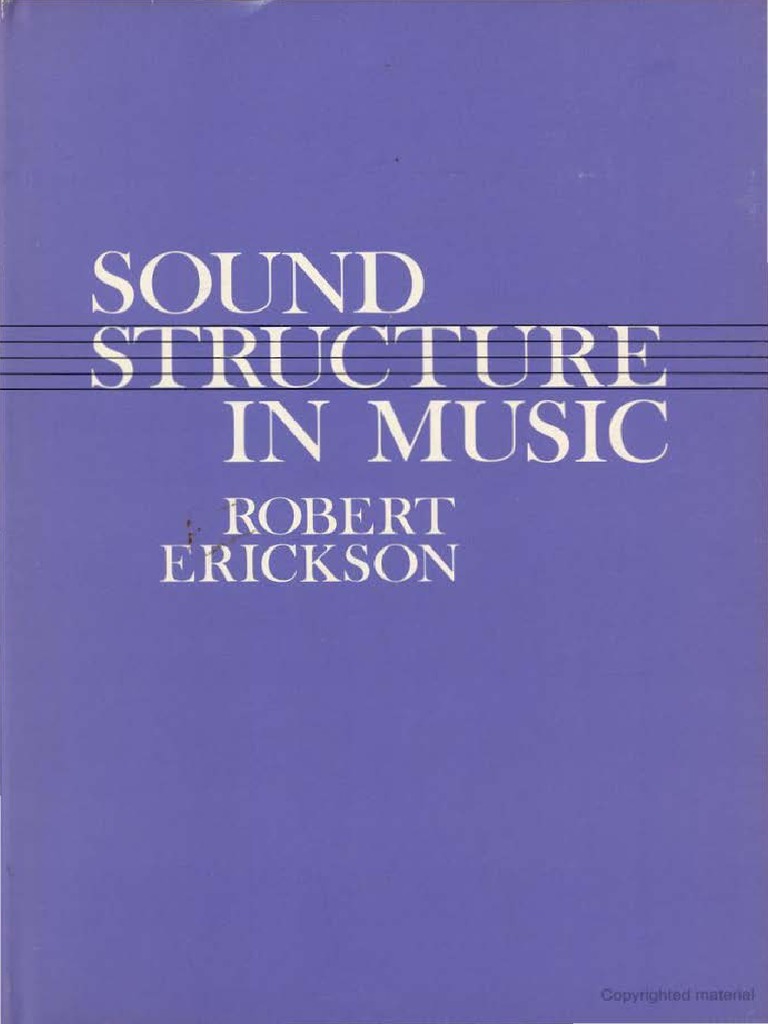 Sound Structure in Music | PDF | Pitch (Music) | Speech