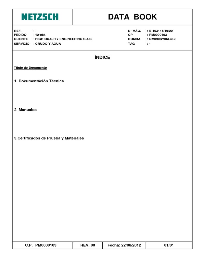 Data Book PDF | PDF | Bomba | Aluminio