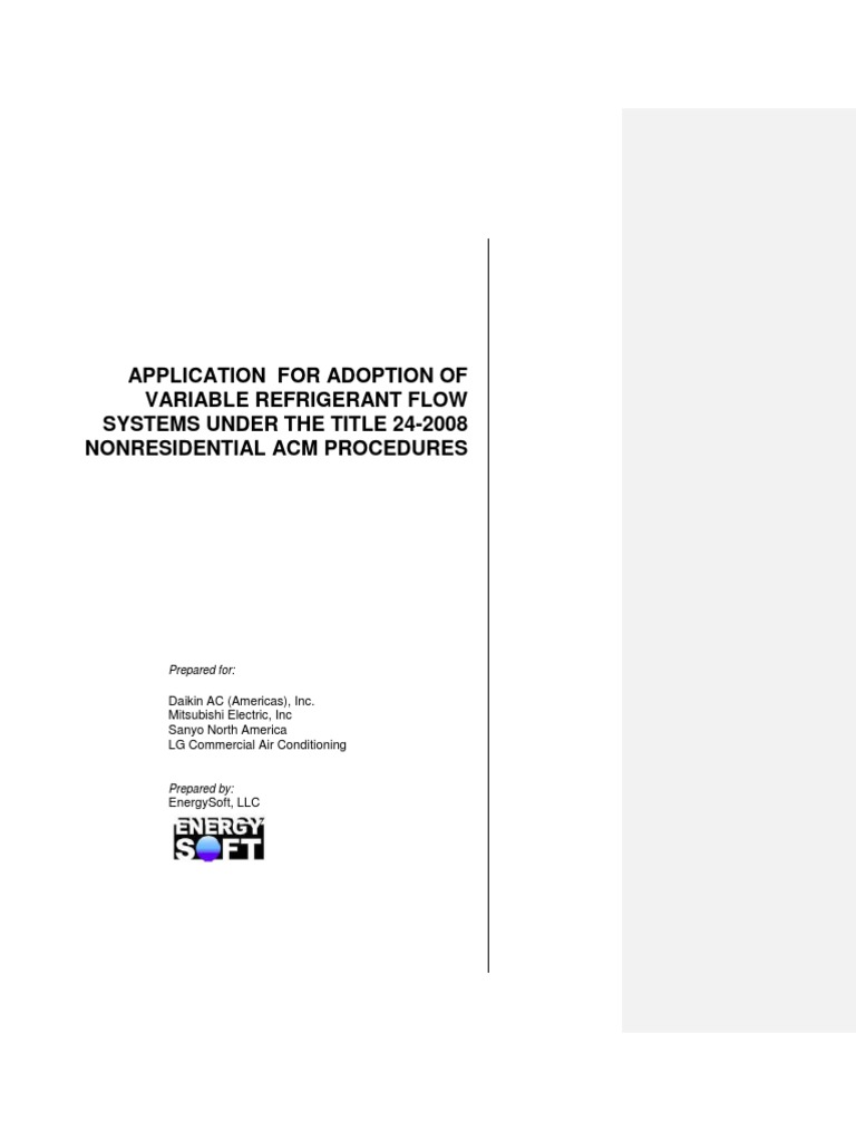 VRF Application DAIKIN PDF | PDF | Hvac | Heat Pump
