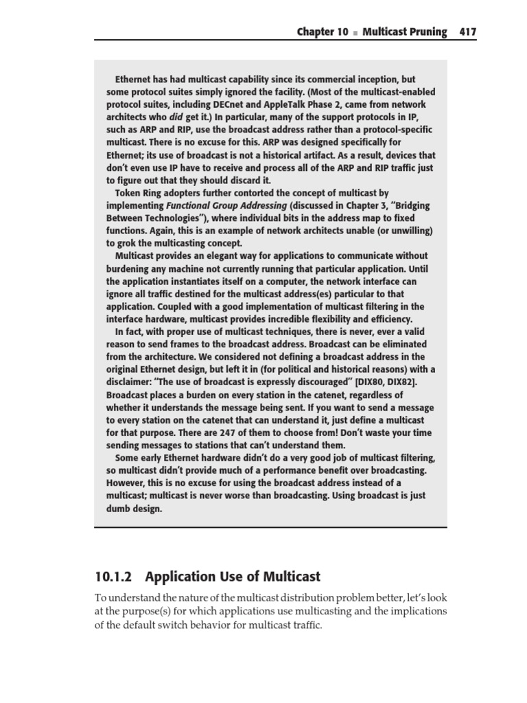 The All New Switch Book (Dragged) | PDF | Multicast | Computer Network