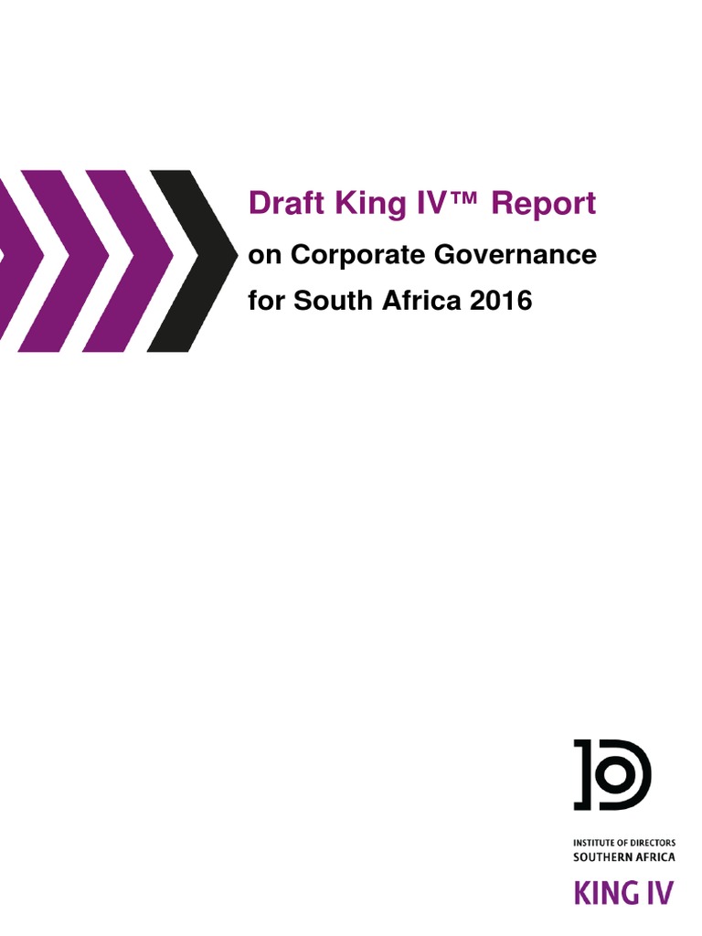 King IV Report Draft | Download Free PDF | Governance | Corporate ...