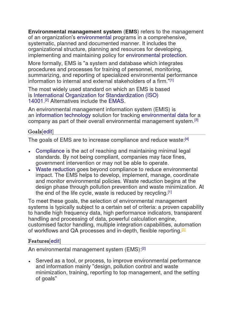 Understanding Environmental Management Systems | PDF | Greenhouse ...