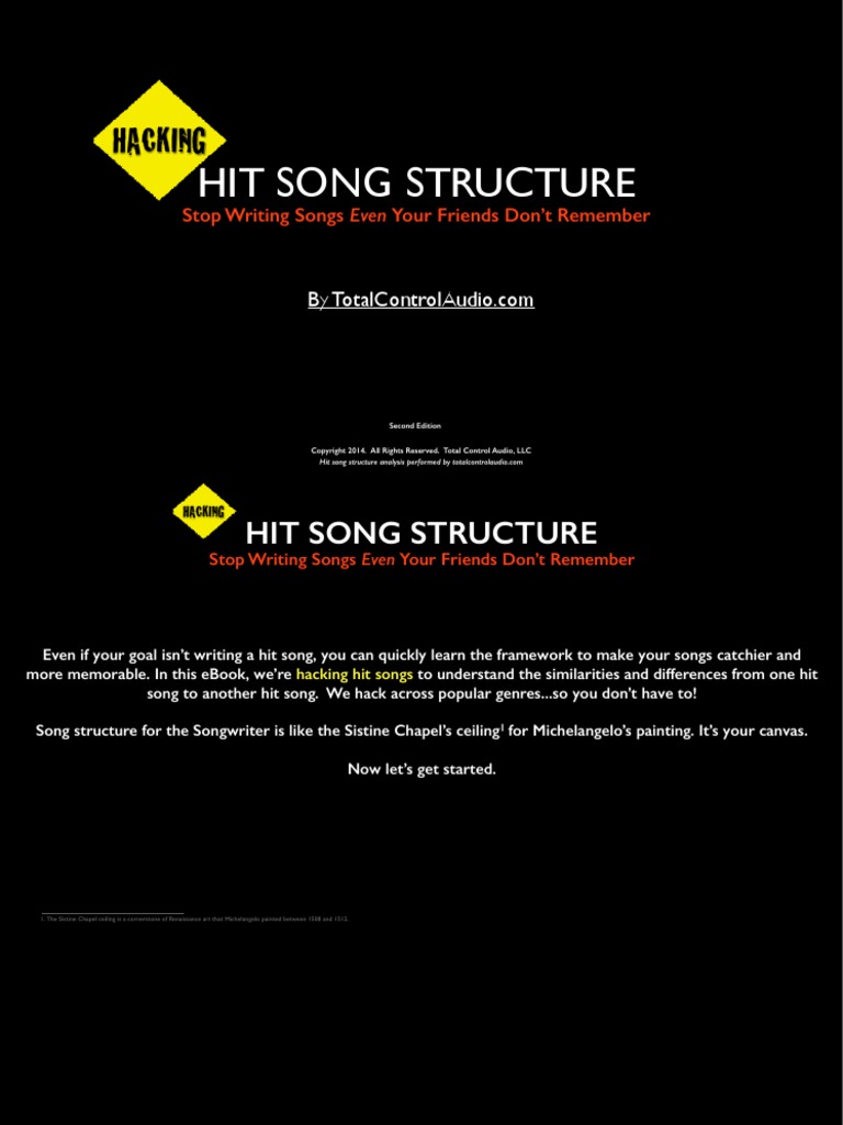 Hacking Hit Song Structure Ebook | PDF | Song Structure | Performing Arts