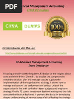 CIMA Management Case Study Analysis | PDF | Business