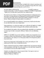 Emcee Script For 21st Founding Annivesary of GSTC | PDF