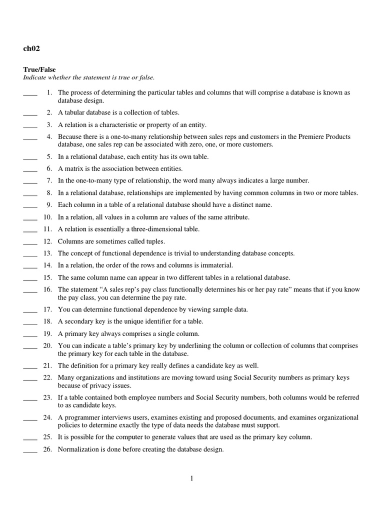 A Guide To SQL 8th Edition Pratt Test Bank | PDF | Relational Database ...