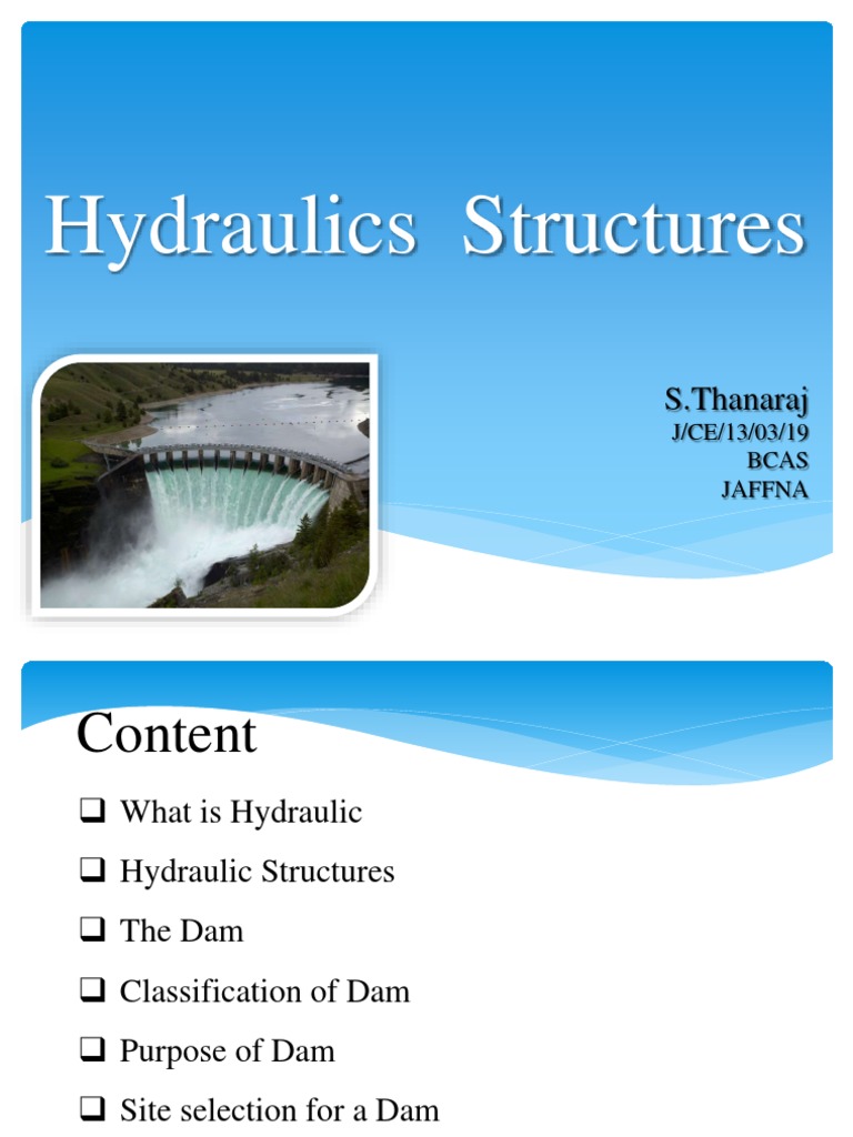 Design and Classification of Dams | PDF | Dam | Spillway
