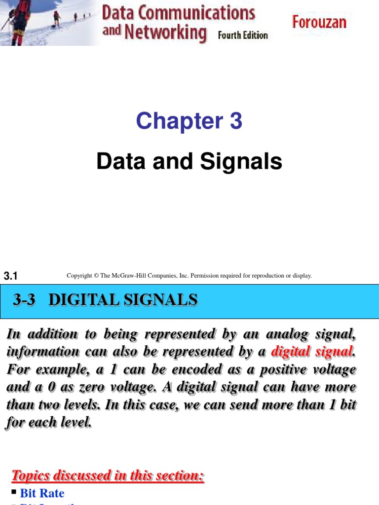 Data and Signals | PDF | Bandwidth (Signal Processing) | Bit Rate