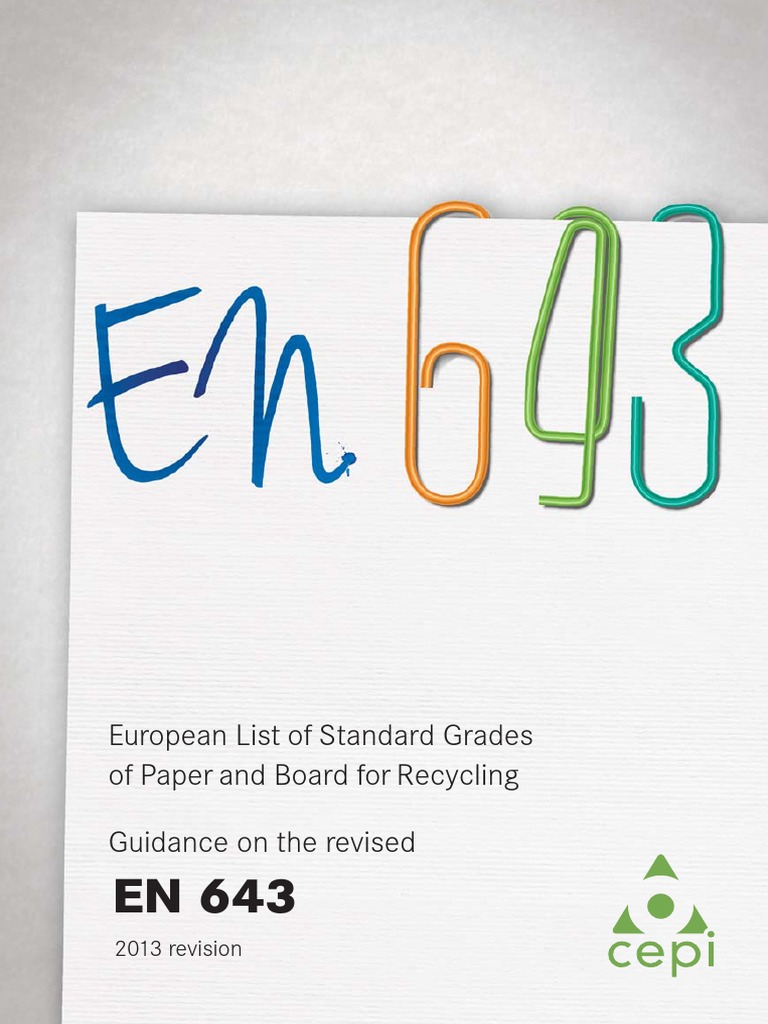 CEPI en 643 Paper Brochure FINAL | PDF | Paper | Engineering Tolerance