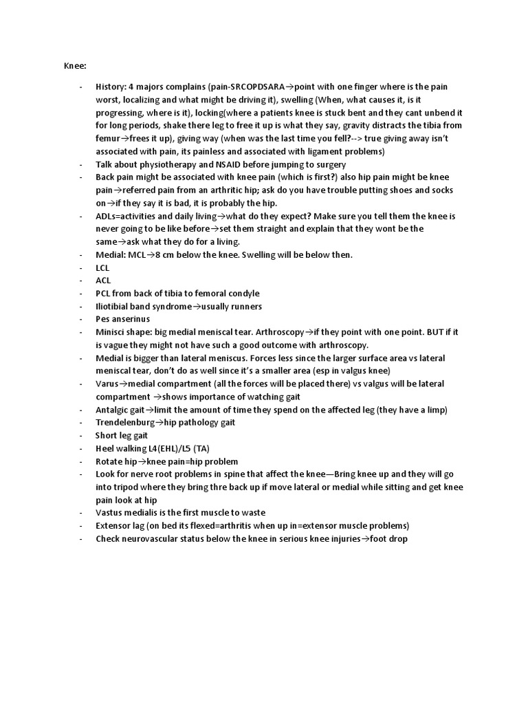 Knee Intermediate Pdf Knee Dance Science