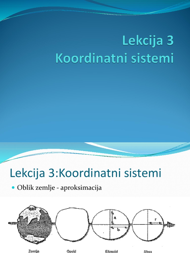 Lekcija 3 - Z Kooridnatni Sistemi | PDF