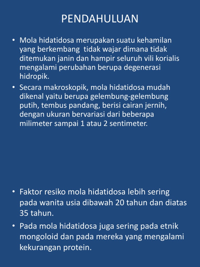 Mola Hidatidosa | PDF