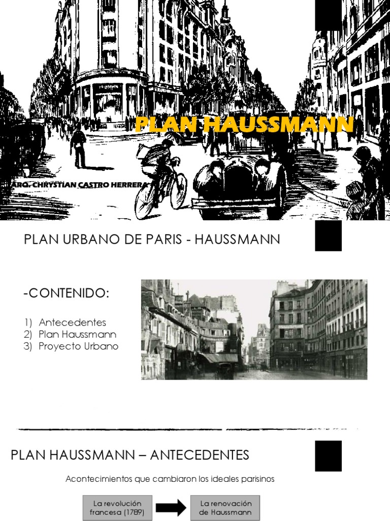 Plan Haussman | París | Política (general)