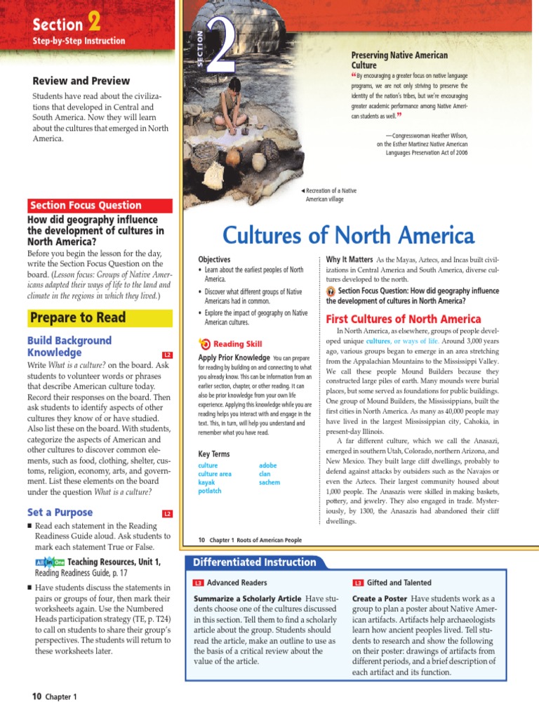 North American Native Cultures Overview | PDF | Native Americans In The ...
