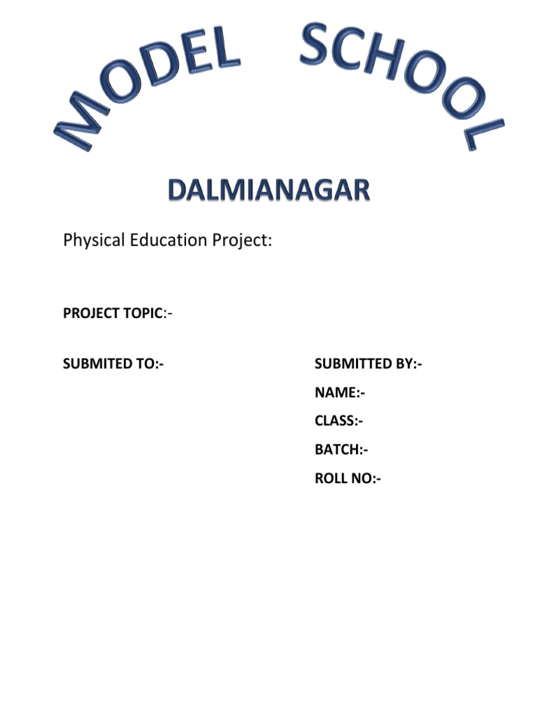 Physical Education Project | PDF