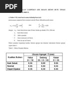 Sni Mix Design Beton 2012 | PDF