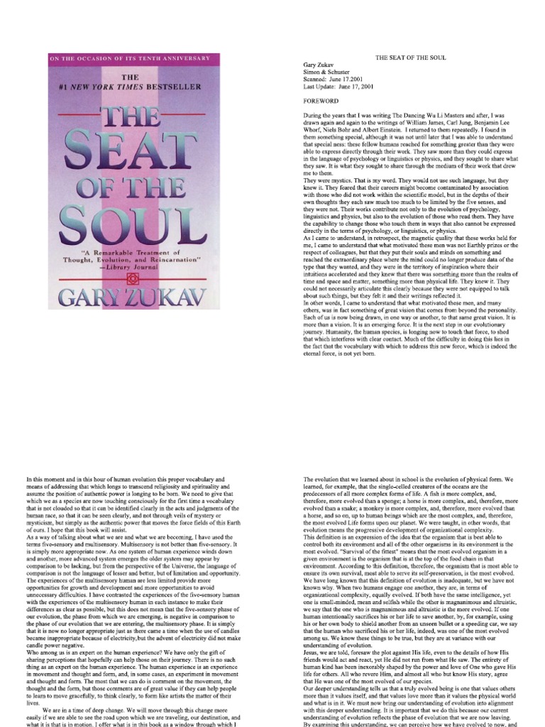 The Seat of The Soul | PDF