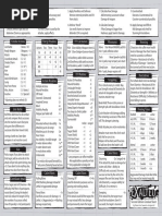 V20 Combat Cheat Sheet | PDF | Projectile Weapons