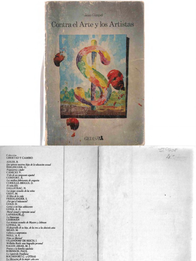 Jean Gimpel 1979 Contra El Arte y Los Artistas PDF | PDF | Dante ...