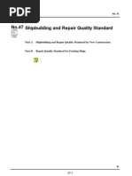 IACS Shipbuilding and Repair Quality Standards No 47 Rev 5 Oct 2010 | PDF | Deck (Ship) | Welding