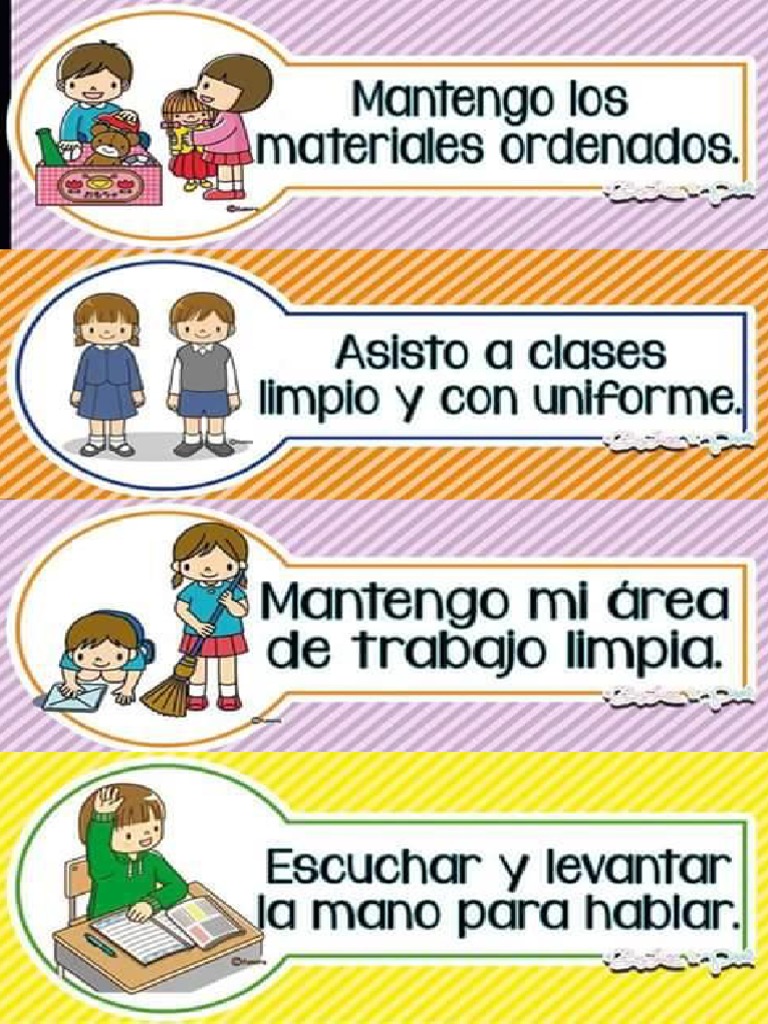 Reglas de Preescolar | PDF