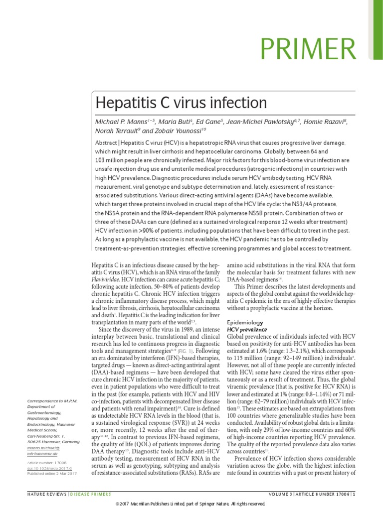 Hepatitis C | PDF | Hepatitis C Virus | Hepatitis C