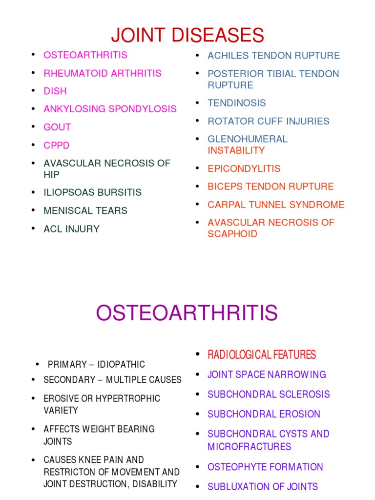 Joint Disease and Developmental Disorders | PDF | Shoulder | Vertebral ...