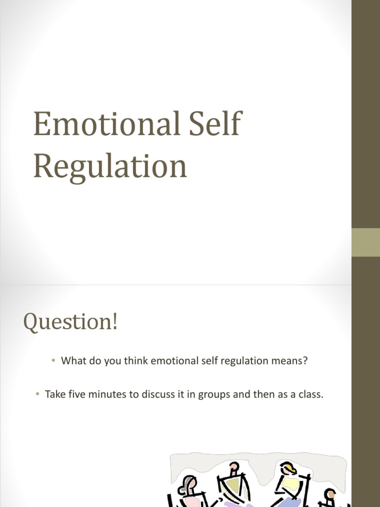 Lesson 6 Emotional Self Regulation | PDF | Emotional Self Regulation ...