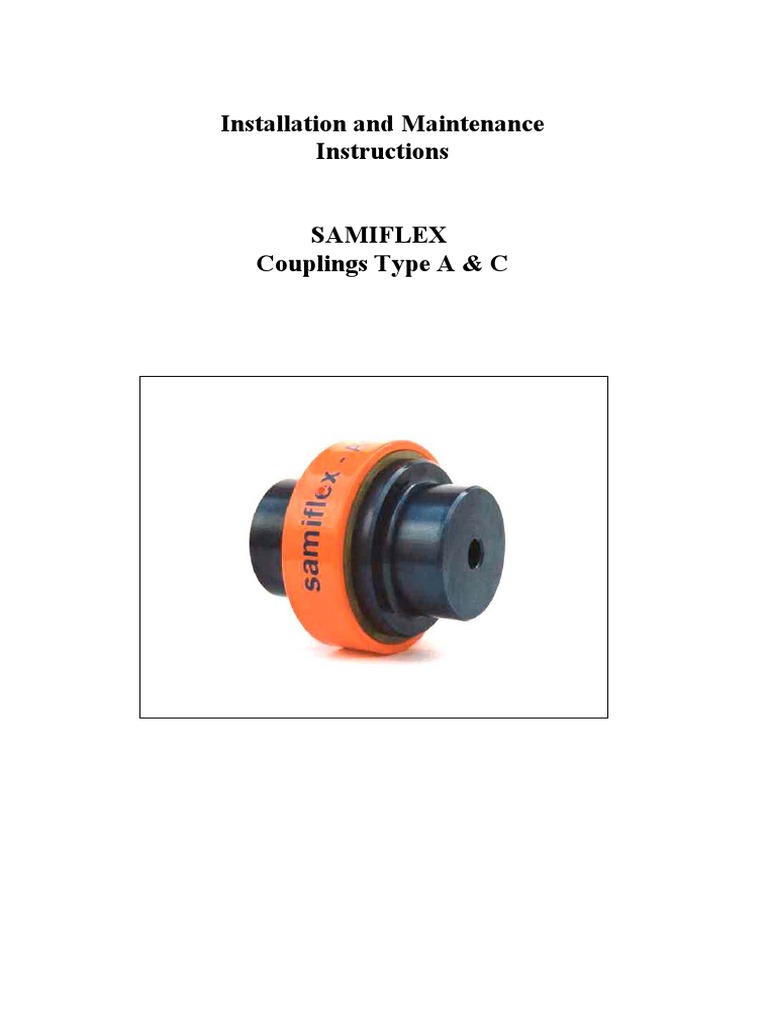 Industrial Coupling Guide | PDF | Mechanical Engineering | Nature