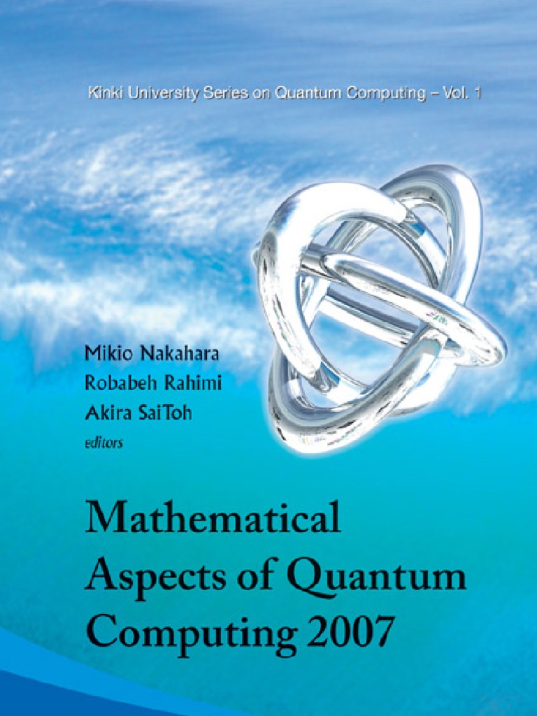 Mathematical Aspects Of Quantum Computing 2007 Tqw Darksiderg Pdf Matrix Mathematics 