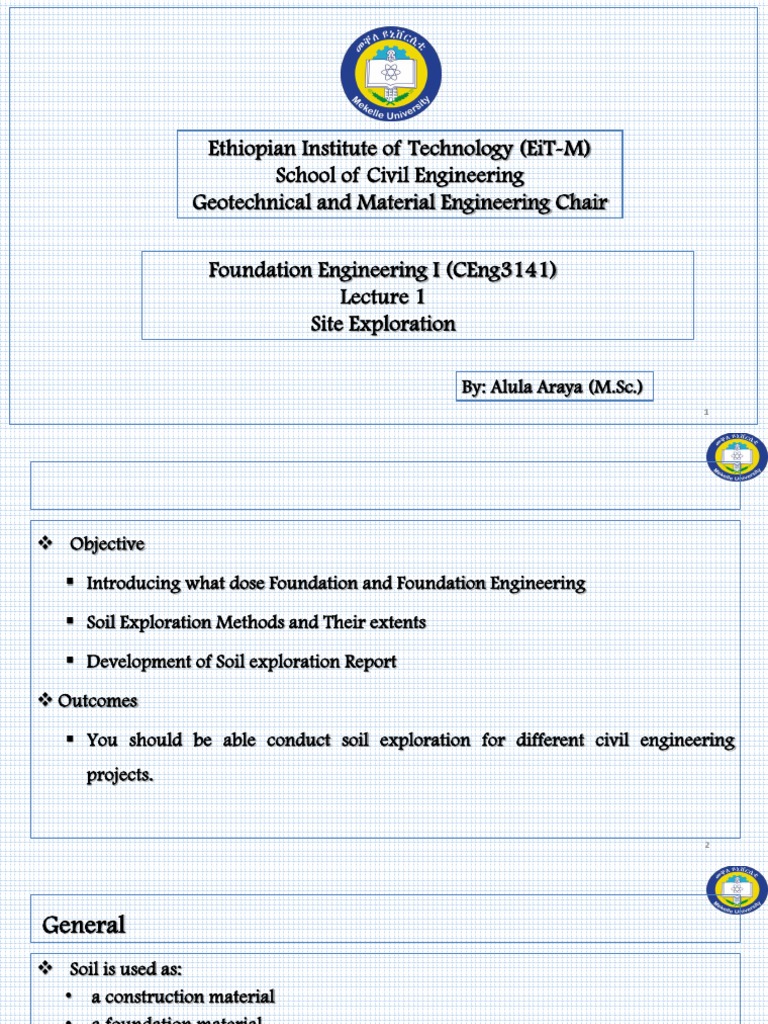 Foundation Engineering I PPT ALL | PDF | Deep Foundation | Foundation ...