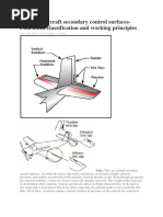 Aircraft Control Surfaces - Study Aircrafts | PDF | Flight Control ...