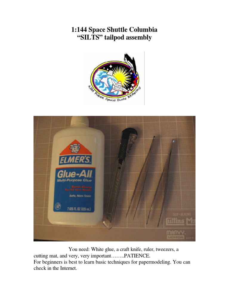 1:144 Space Shuttle Columbia "SILTS" Tailpod Assembly | PDF