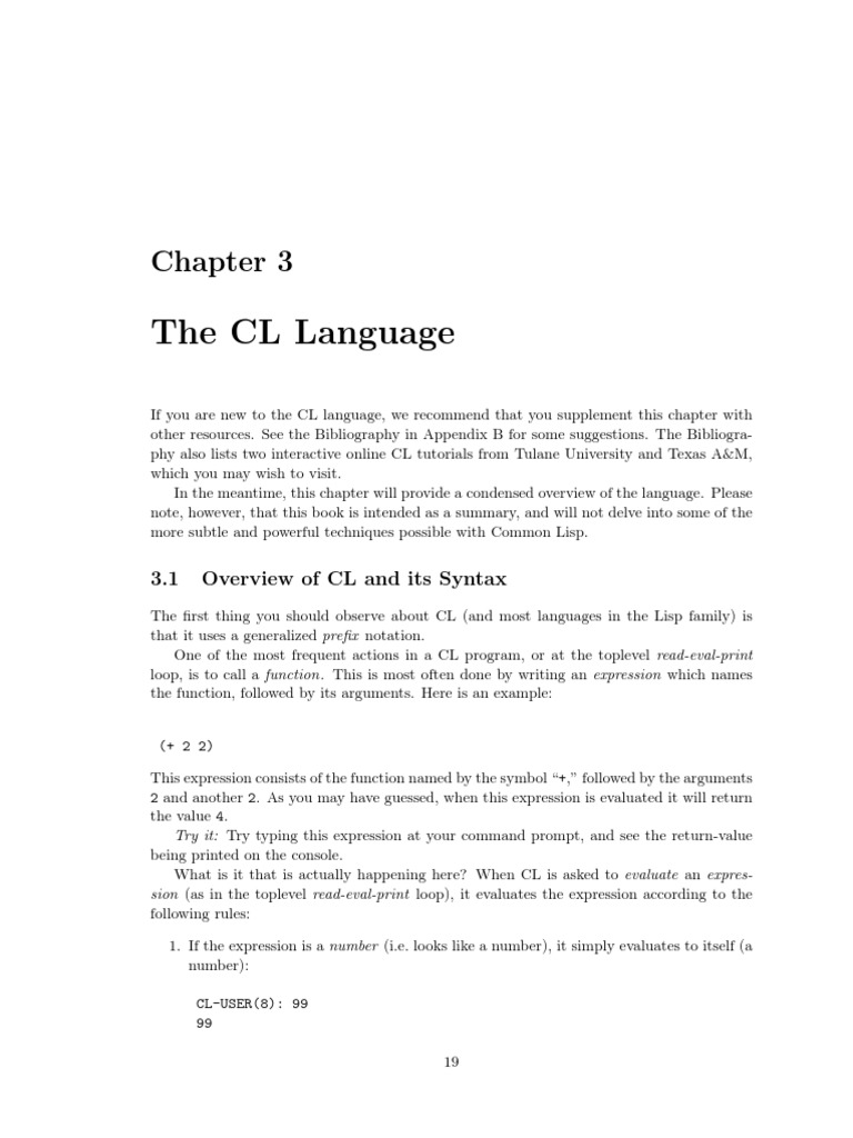 Basic LISP Techniques - Part3 | PDF | Scope (Computer Science) | Parameter (Computer Programming)