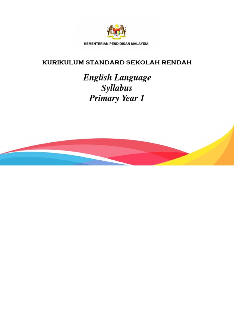 Primary Year 1 Syllabus | PDF | Phonics | Learning To Read