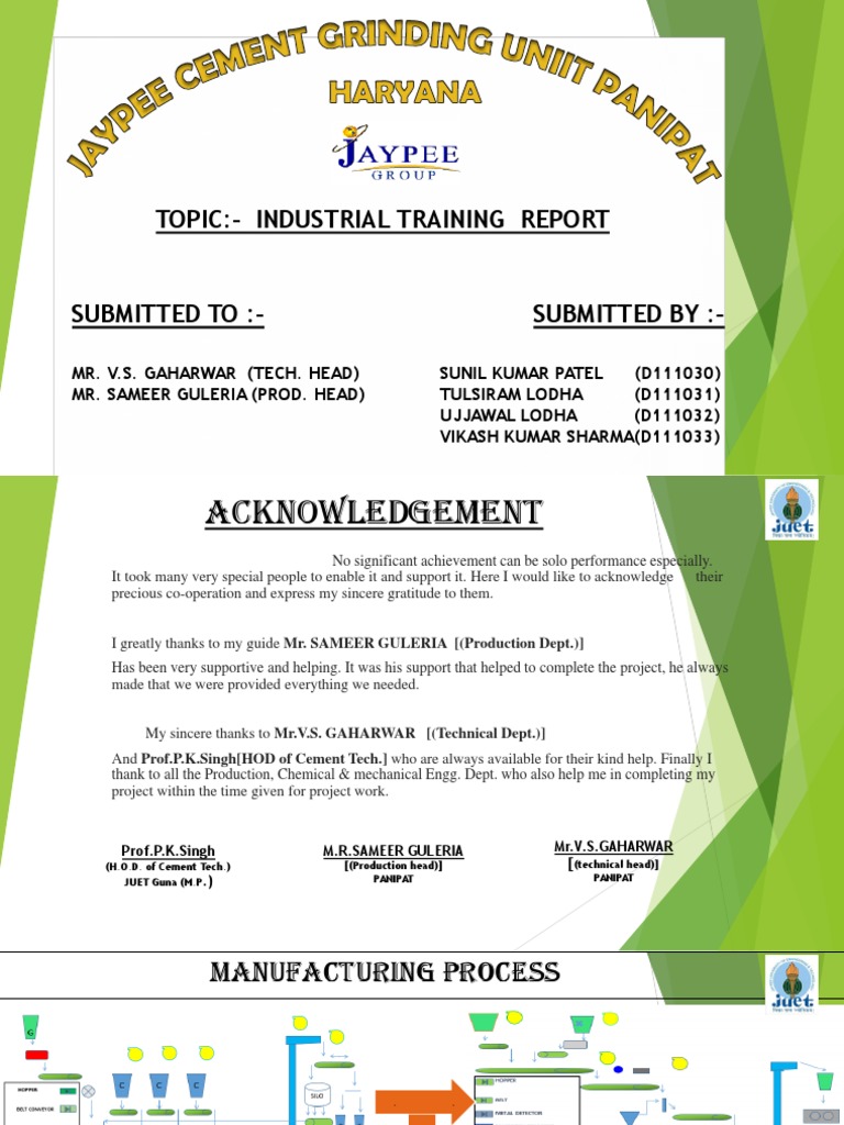 Jaypee Cement Plant Grinding Uniit-3 | PDF | Mill (Grinding) | Engines