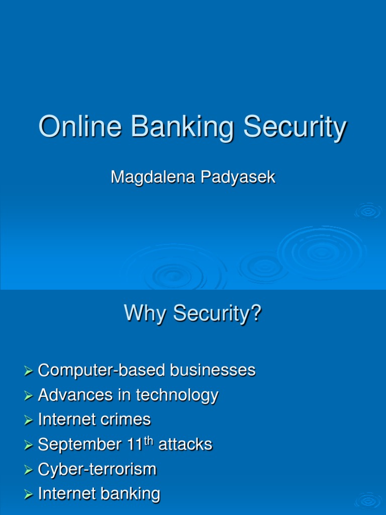 Online Banking Security Pdf