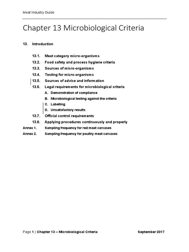 Microbiological Testing in Meat Safety | PDF | Foodborne Illness | Meat