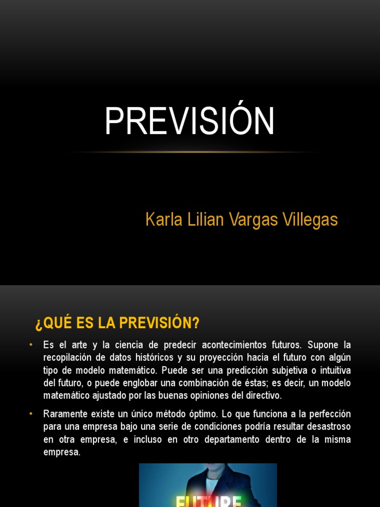 Guía Completa sobre Previsión Empresarial | PDF | Planificación | Toma ...