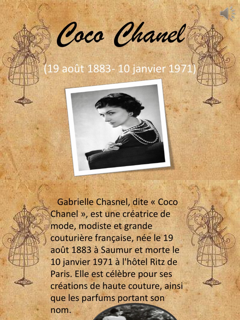 Coco Chanel : Vie et Héritage | PDF | Mode | Vêtements